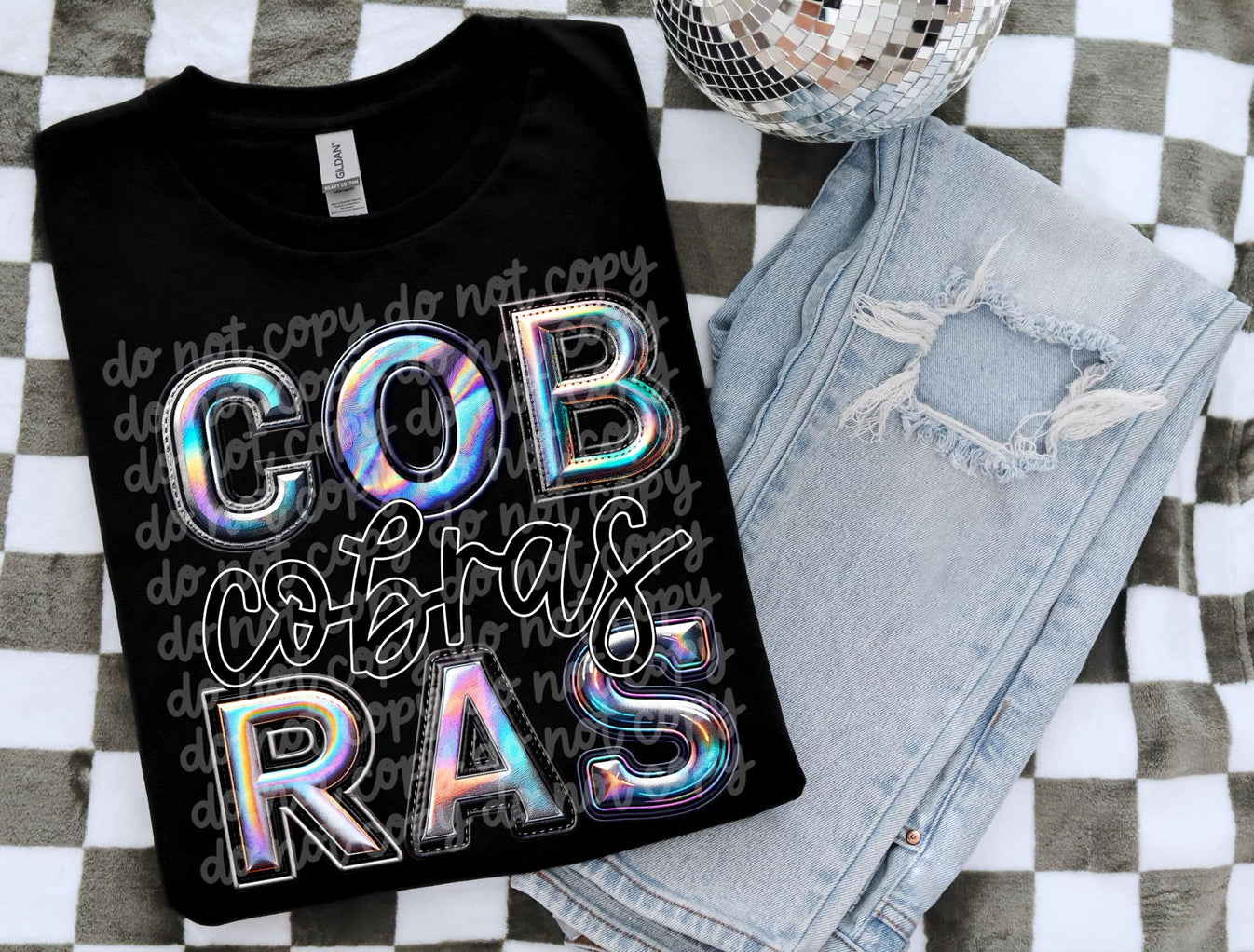 Cobras Holo PNG Design – Pine Hollow Design Co.