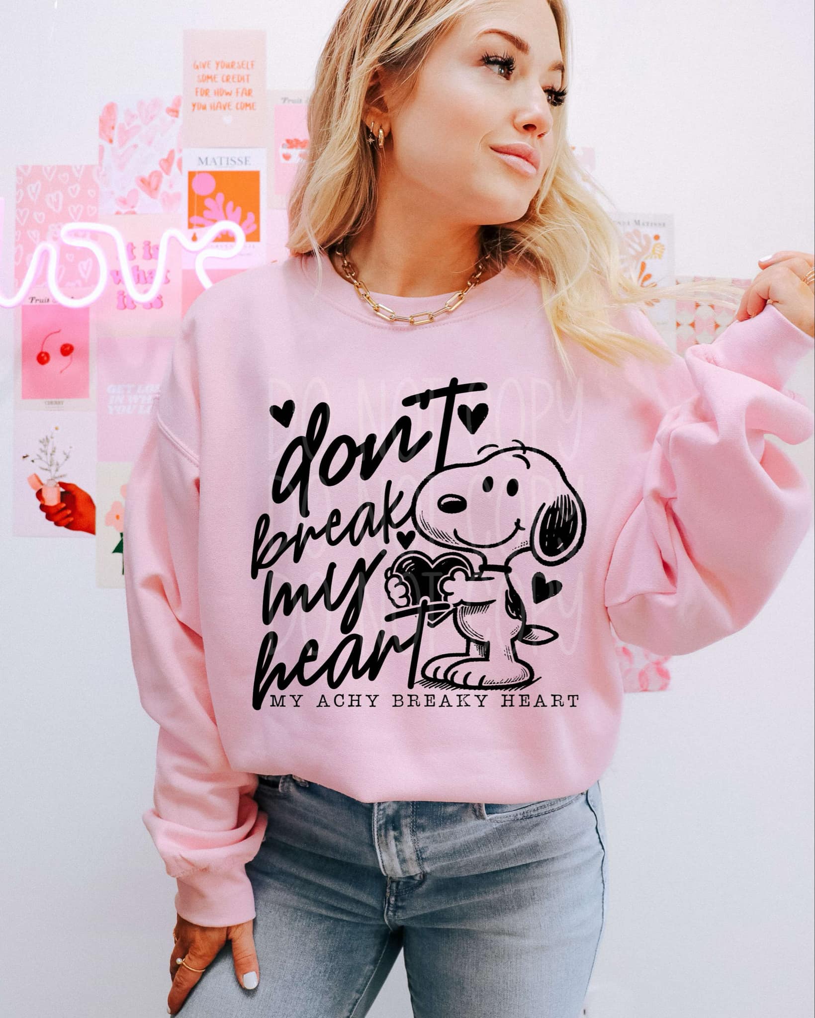 Don't Break My Heart PNG Design – Pine Hollow Design Co.