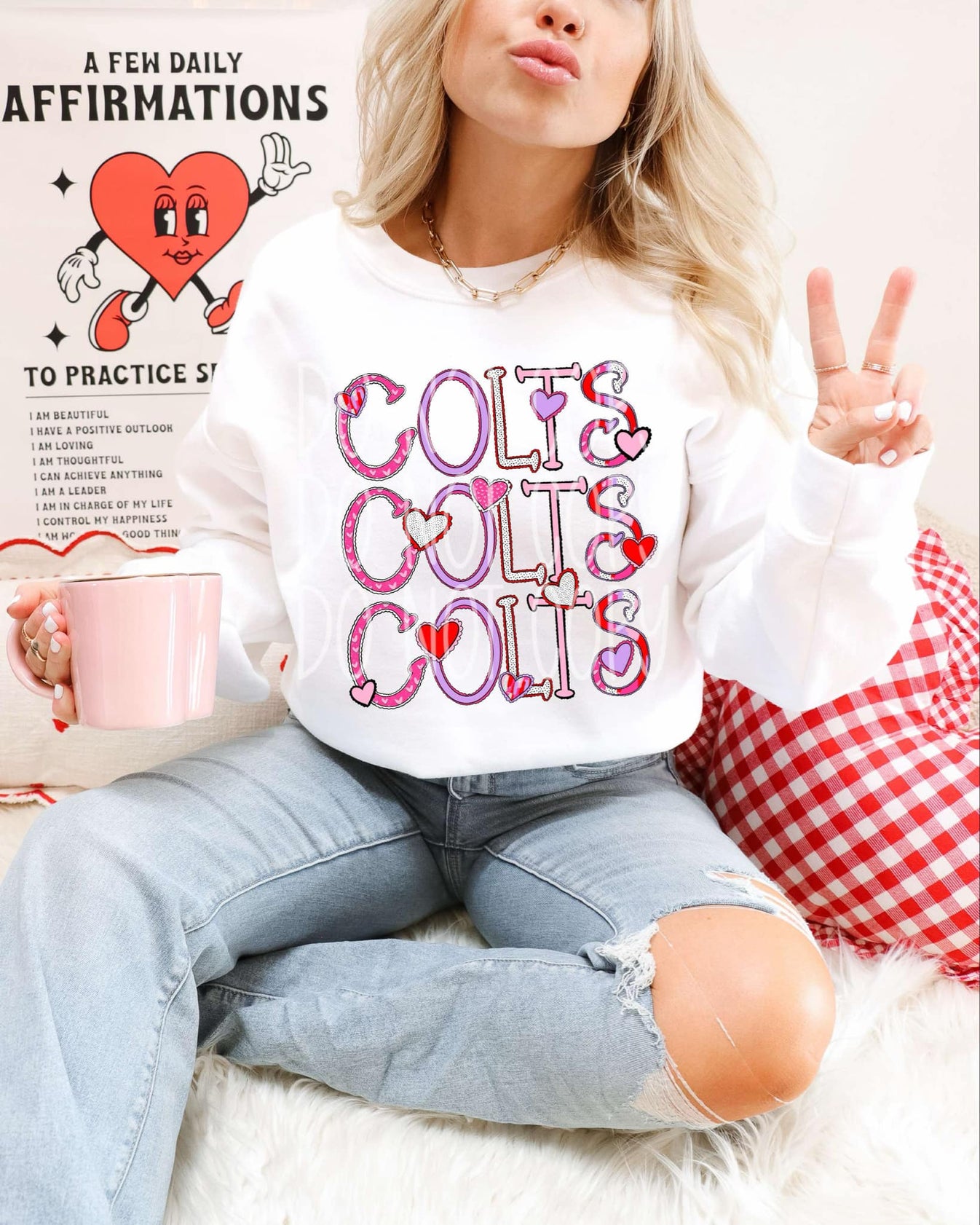 Colts Valentine PNG Design – Pine Hollow Design Co.