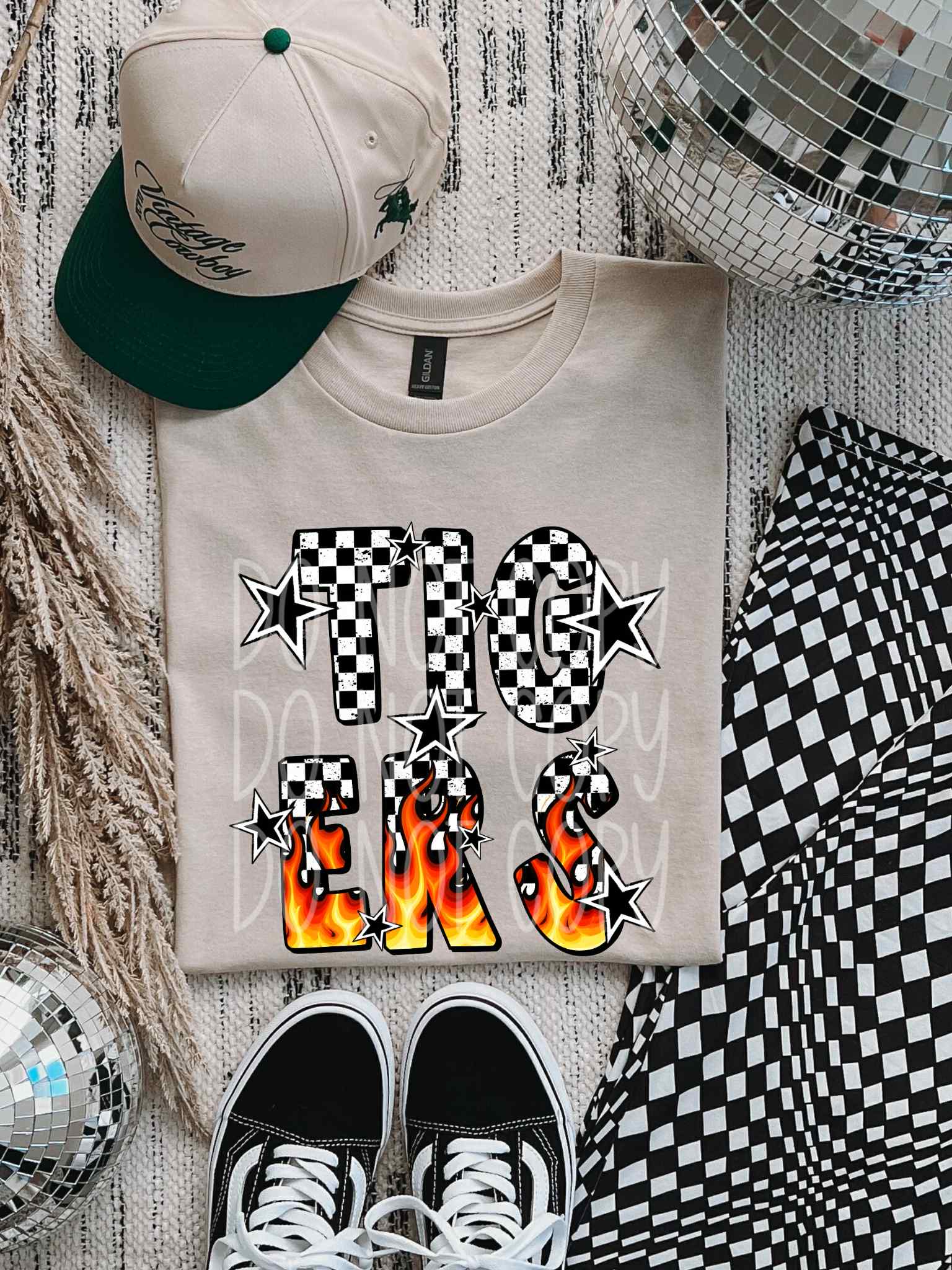 Tigers Flames PNG Design – Pine Hollow Design Co.