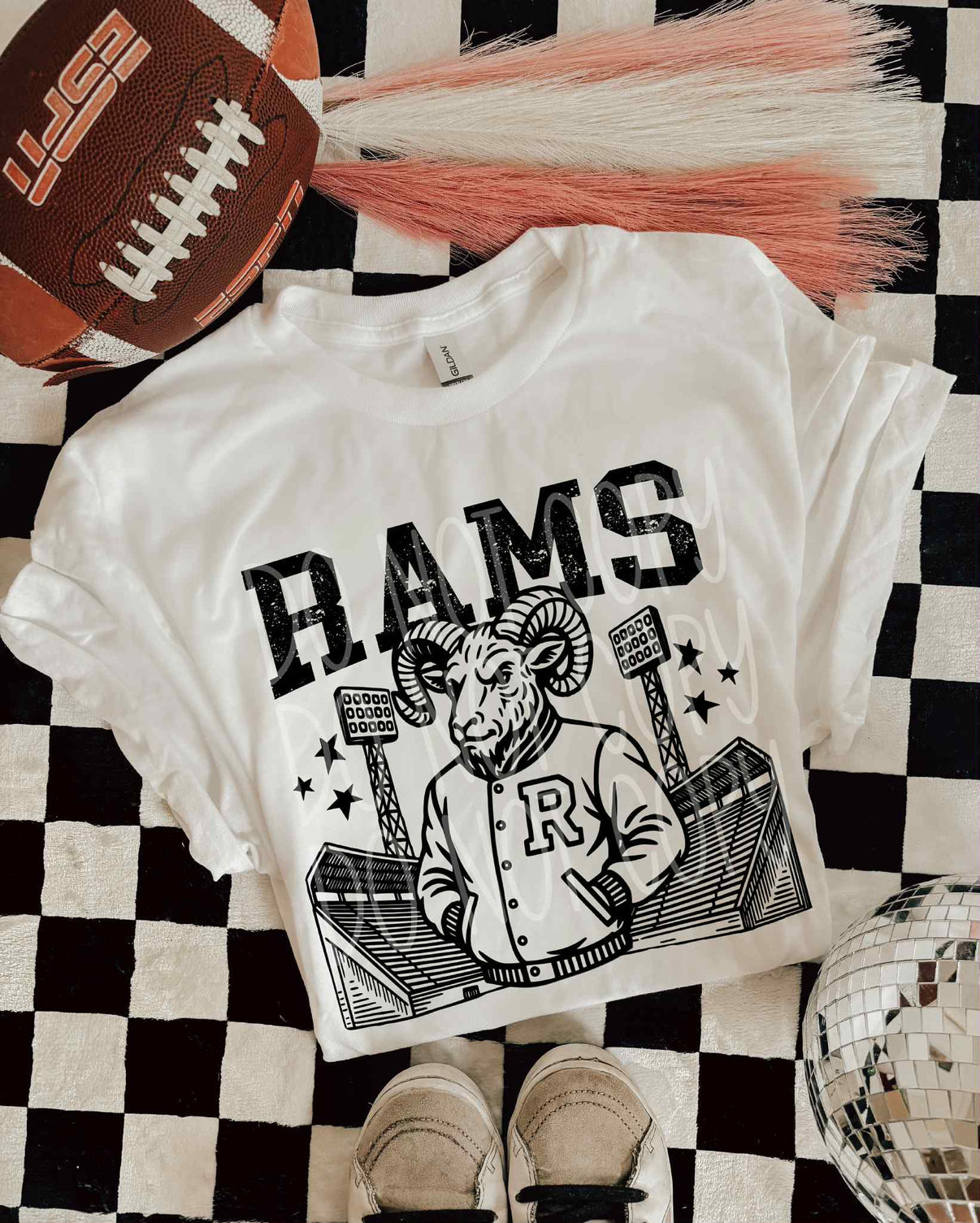 Rams Letterman PNG Design – Pine Hollow Design Co.