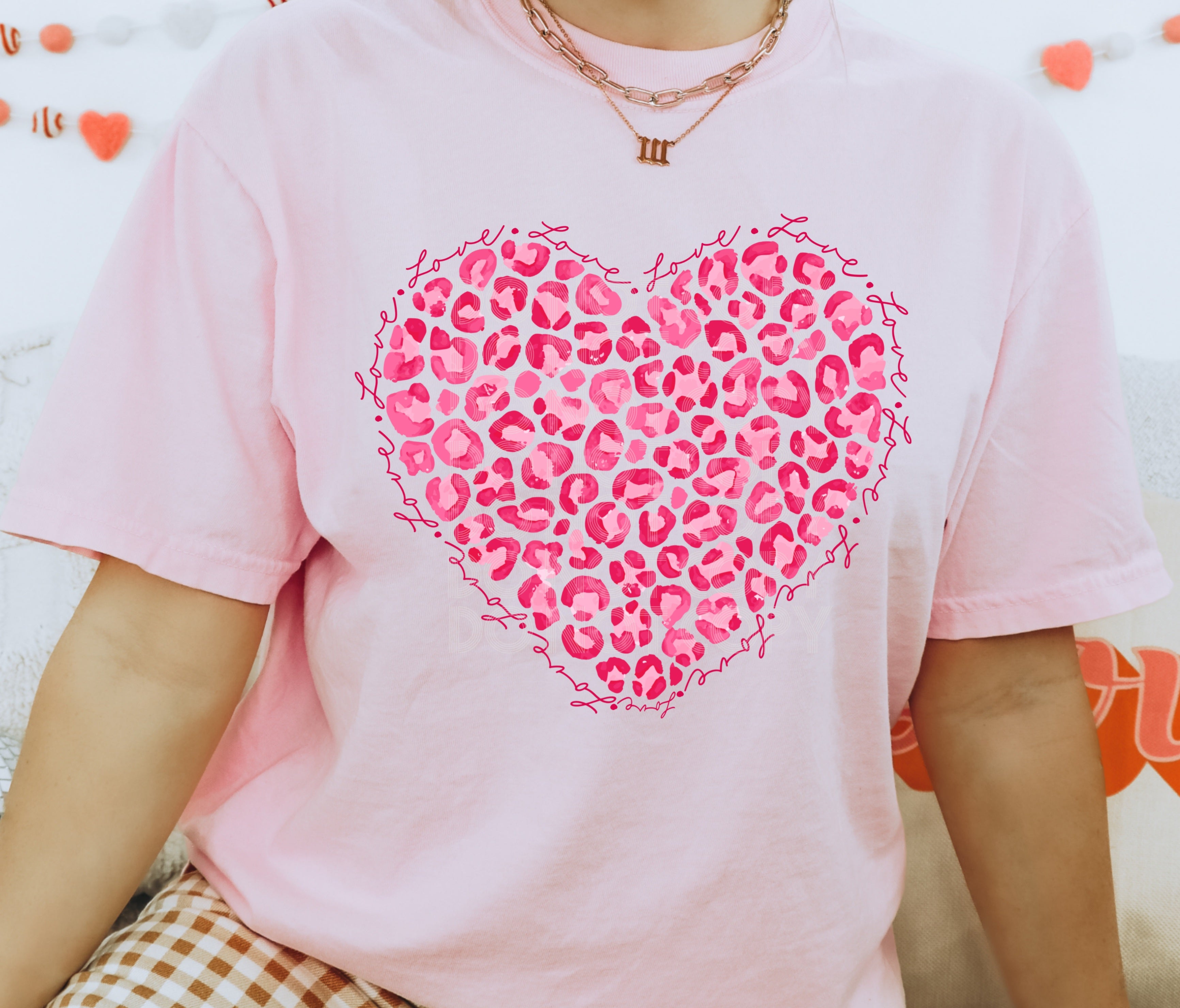 Love Leopard Heart PNG Design – Pine Hollow Design Co.