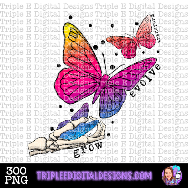 Grow Evolve Transform PNG – Pine Hollow Design Co.